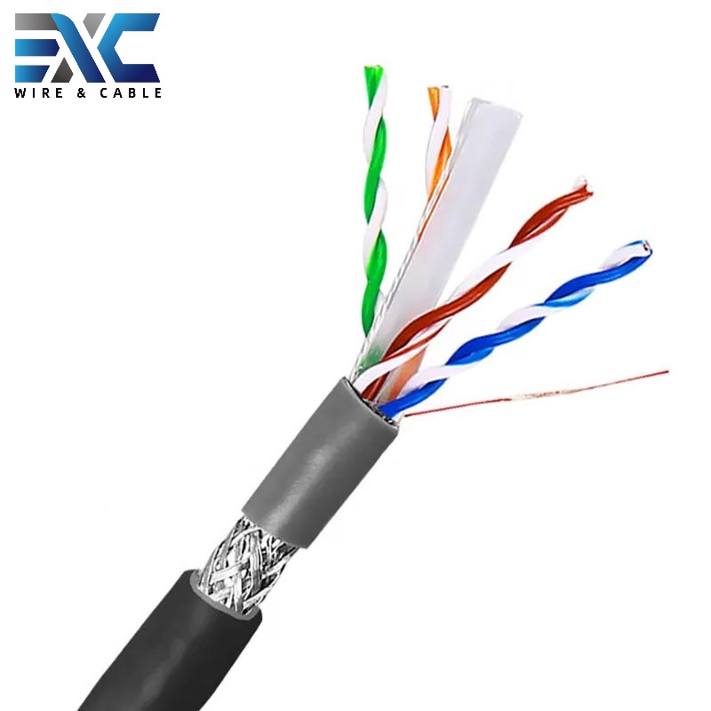 China Outdoor Double Shield SFTP Cat7 Bulk Cable factory and suppliers ...